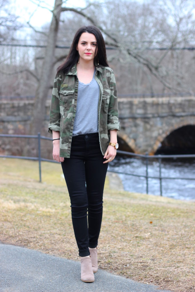How to Style a Camo Jacket